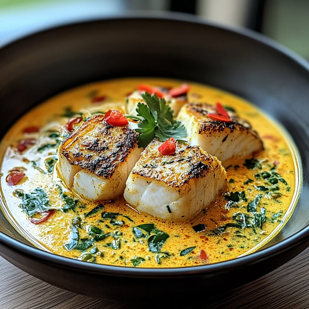Curry de Poisson Blanc au Lait de Coco : Un Voyage Culinaire Exotique